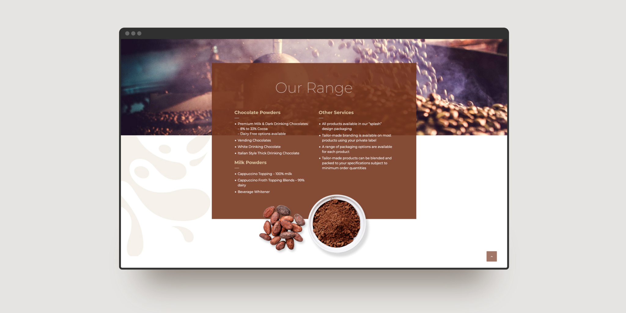 Aramac Foods Website - eOne Design